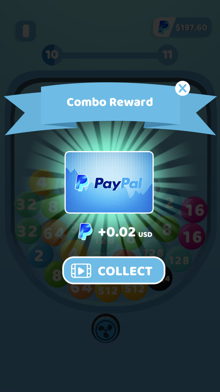 【fall pops 3d】数字を謎って消すだけの換金ゲームfall pops 3dをやってみた